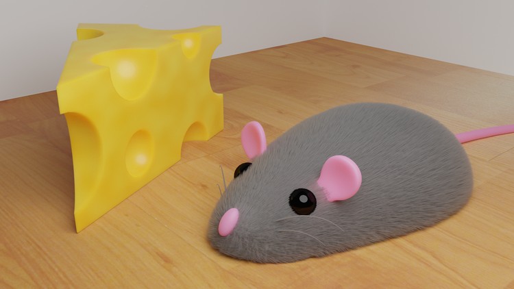 Mouse ‘n Cheese - Learning to 3D Model in Blender - StudyBullet.com